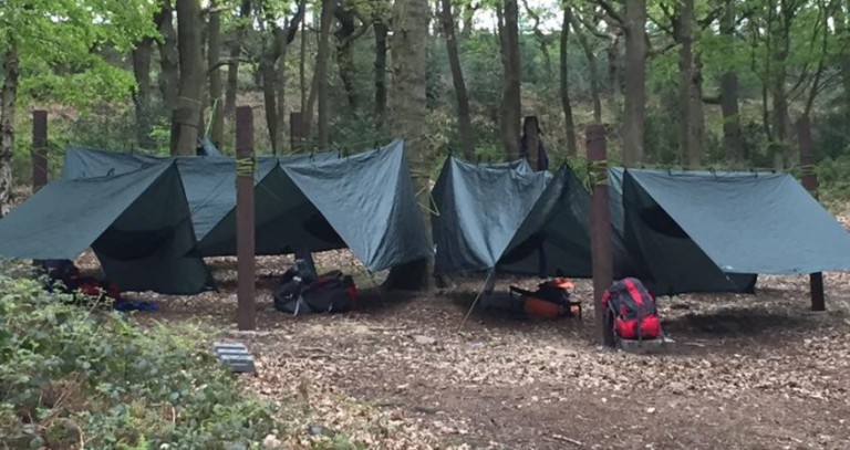 Camping – Bivouac Shelters and Hammocks – Woolley Edge Campsite